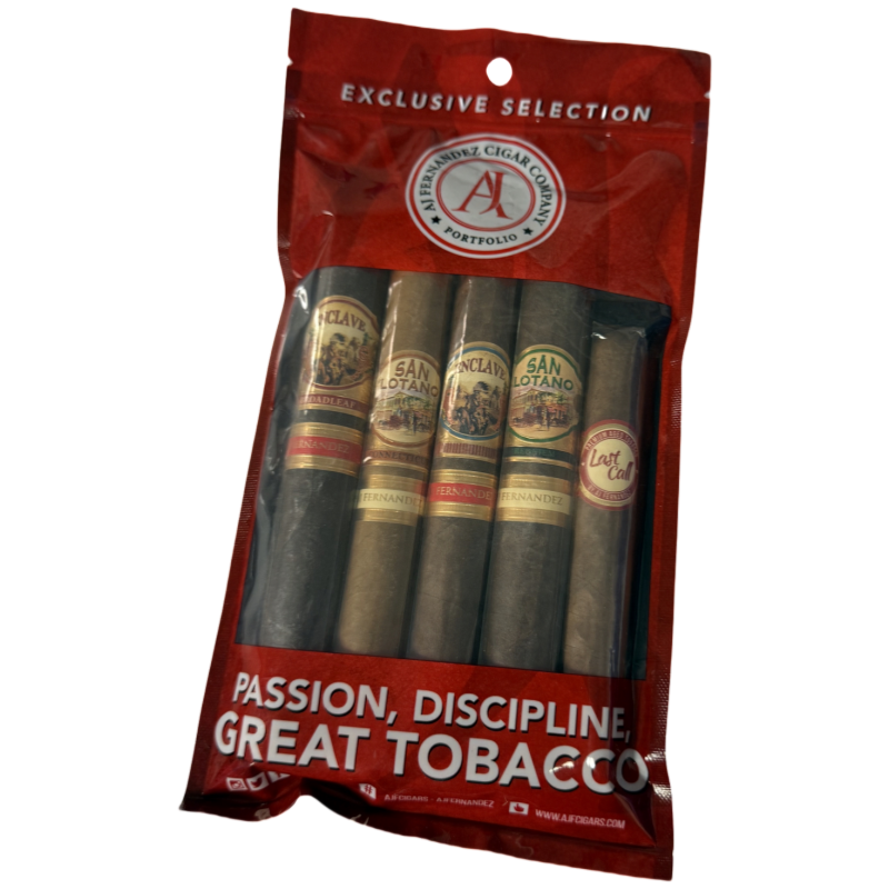 AJ Fernandez Assortment Fresh Pack, 5-Cigar Sampler | Shark
